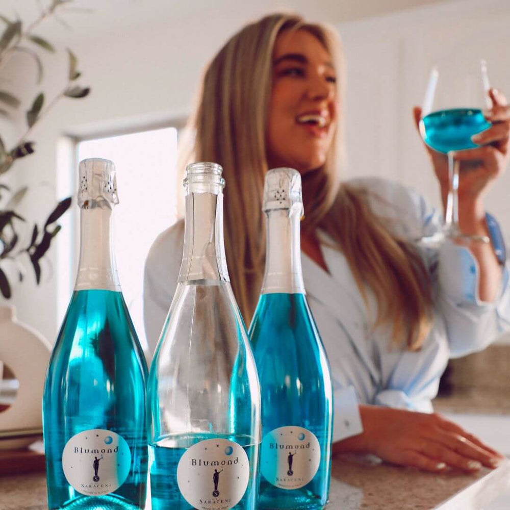 Blumond™ Blue Sparkling Wine, The World's First Blue Wine from Italy ...