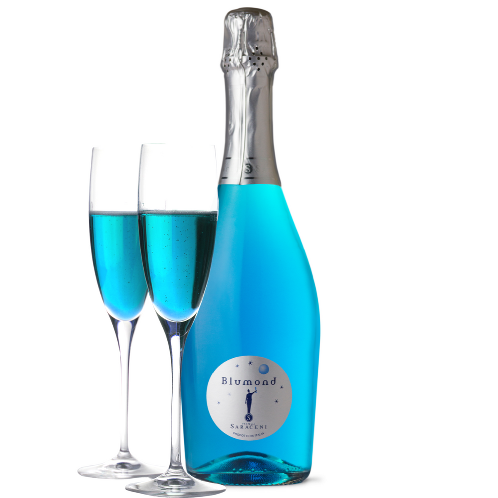 Blumond™ Blue Sparkling Wine, The World's First Blue Wine from Italy ...
